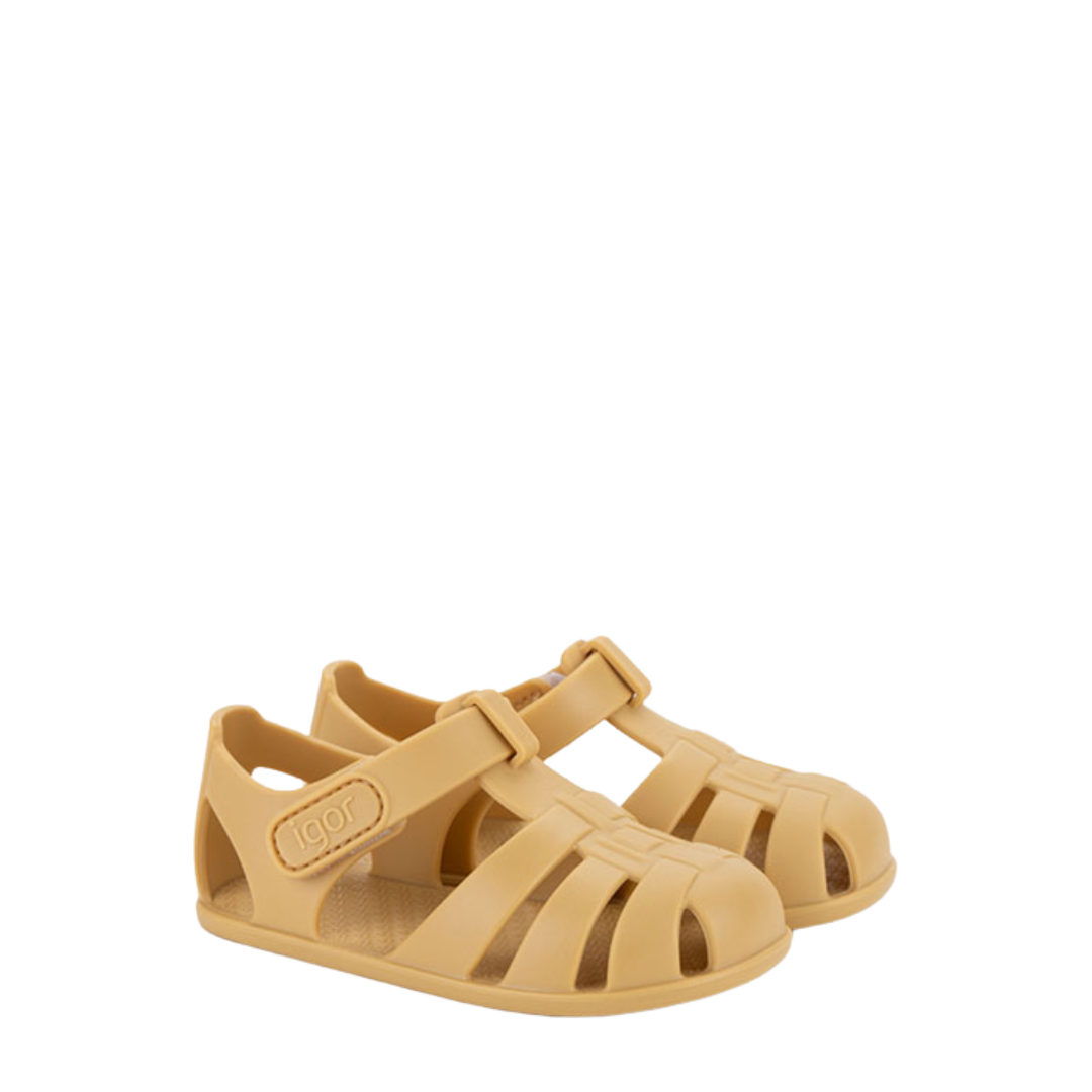 IGOR | Sandálias Barefoot Nemo Solid Dijon – SHUZ for barefoot lovers